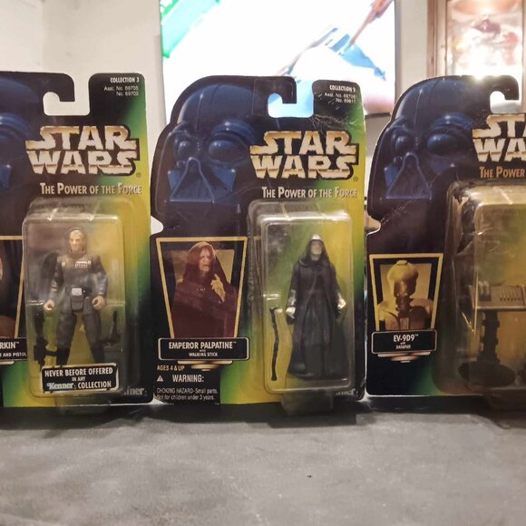 Hasbro | Toys | Vtg 9s Star Wars Power Of The Force Grand Moff ...